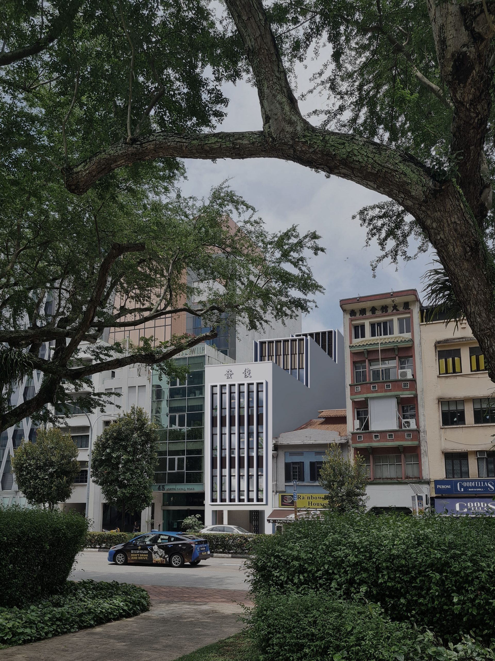 5-Storey Office Building with Conserved Shophouse at Upper Circular ...
