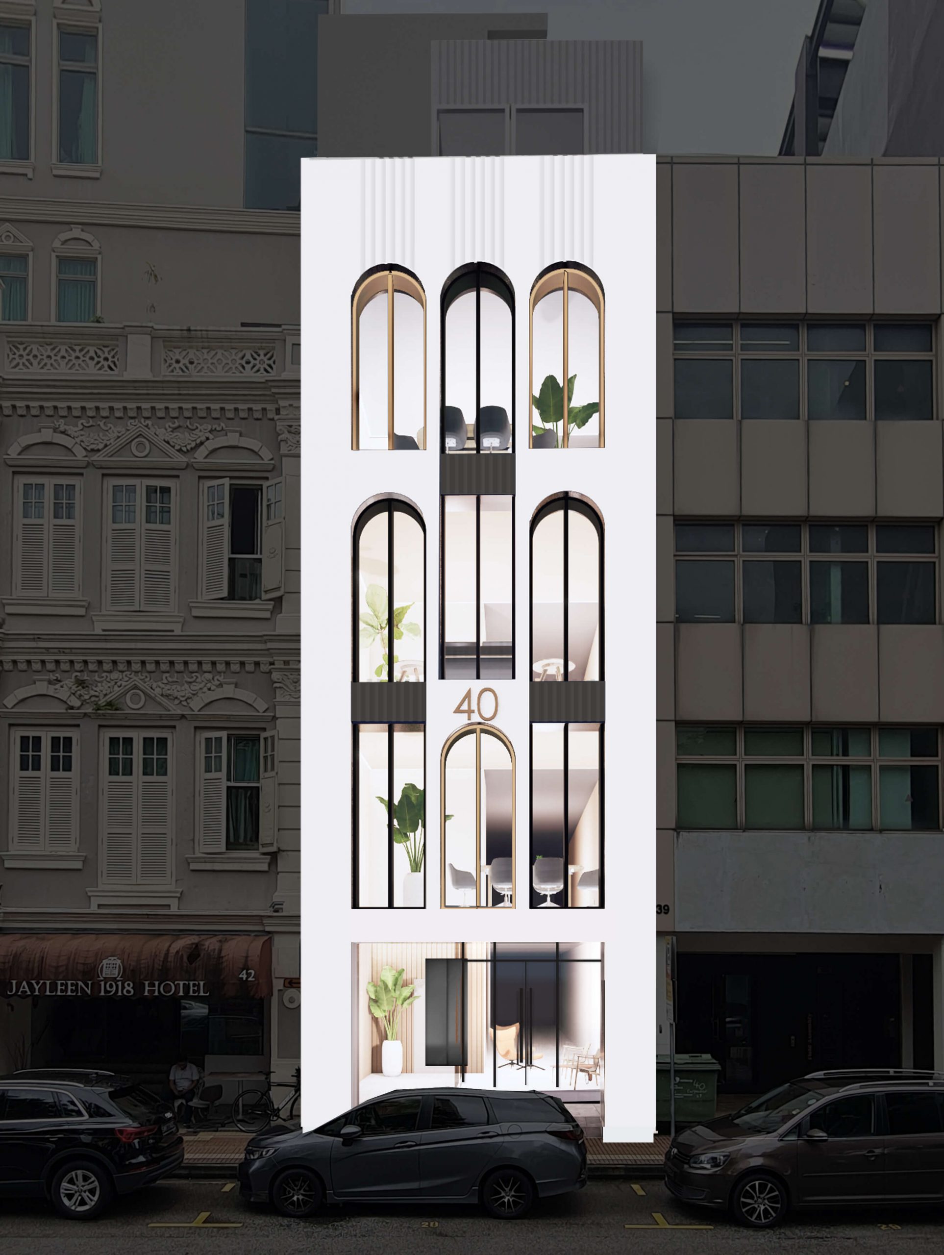 Office Shophouse Building at Upper Circular Road Conservation Area - OWAA