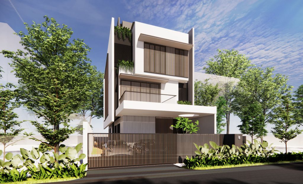 Box-Cube Maison - Semi-Detached Dwelling House at Springleaf Avenue - OWAA